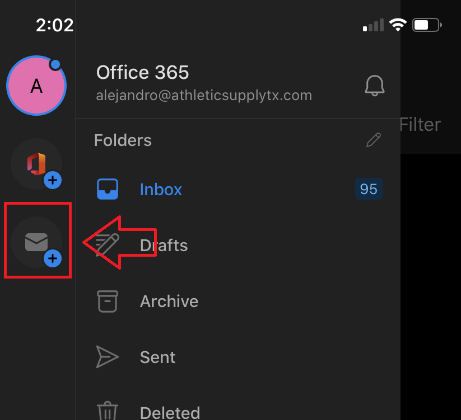 How to remove and add email accounts in the iPhone Outlook App
